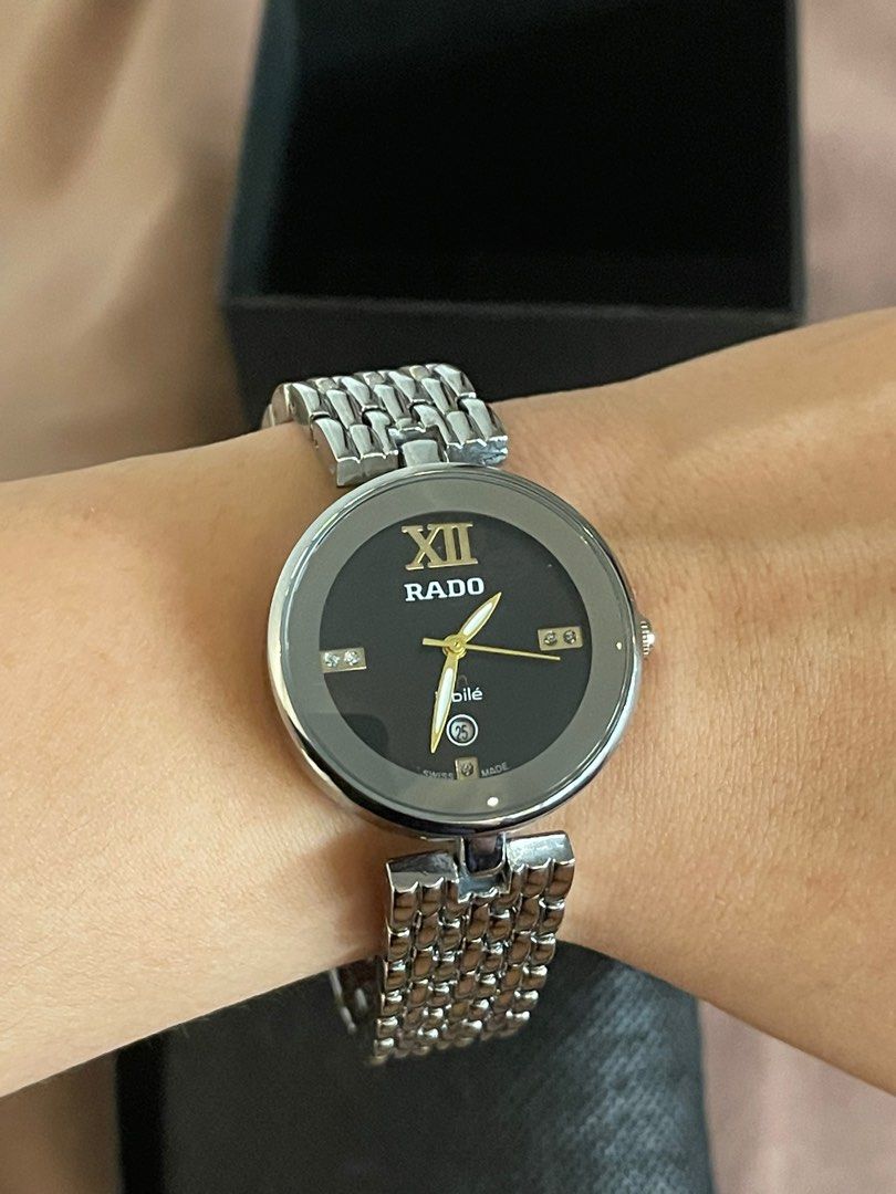 Rado watch black face, Women's Fashion, Watches & Accessories, Watches ...