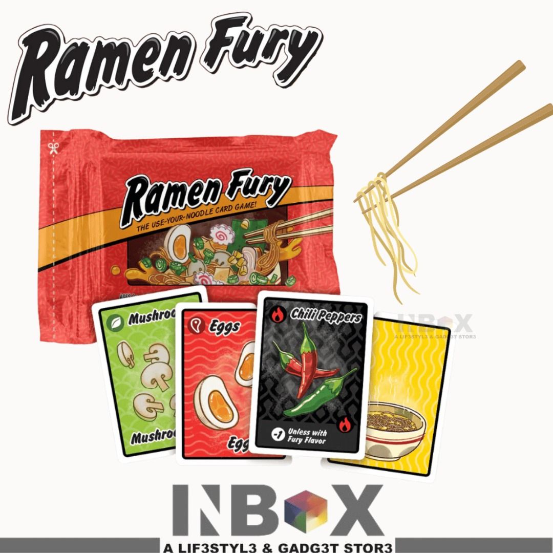 Ramen Fury Card Game (Authentic), Hobbies & Toys, Toys & Games on Carousell