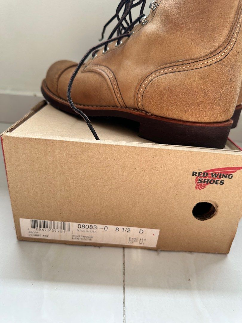 Red Wing 8083 Iron Ranger, Men's Fashion, Footwear, Boots on Carousell