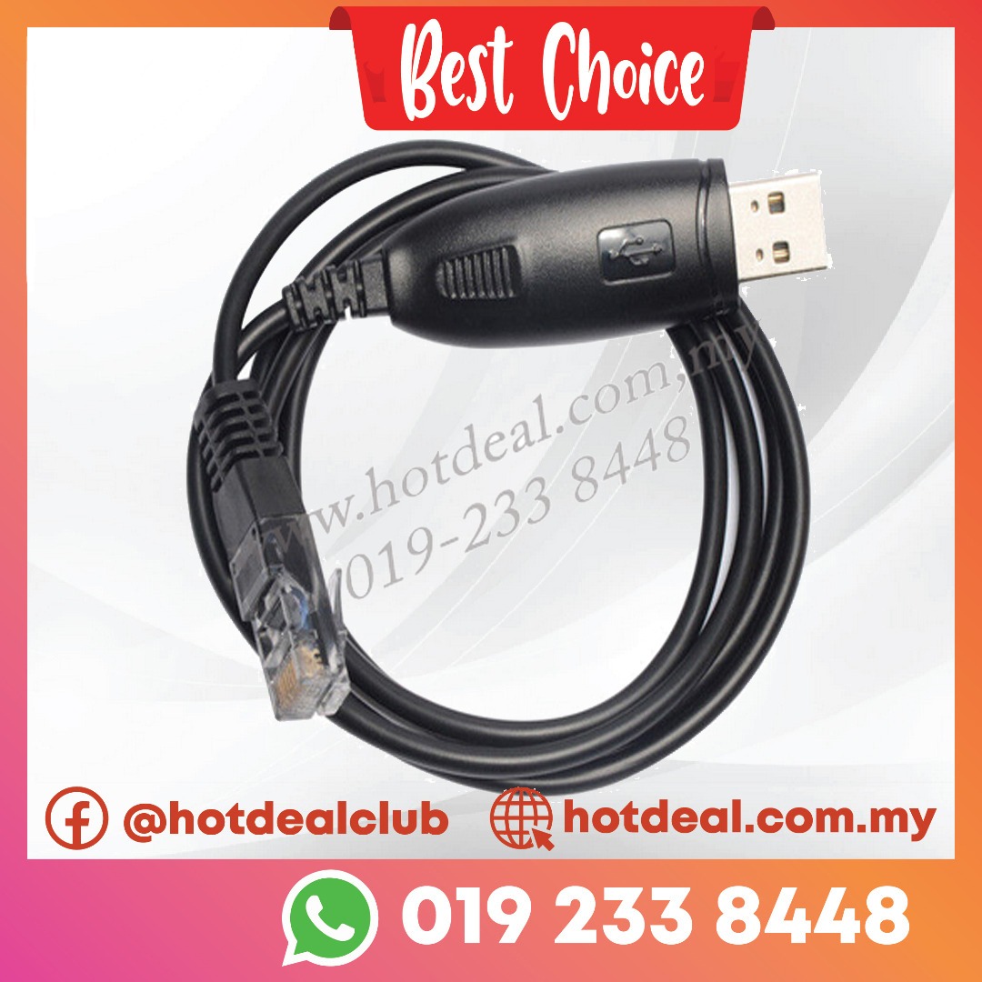 RPC-YM6-U USB Programming Cable for Yaesu FT-1802 FT-2800 CT-29F, Mobile Phones & Gadgets ...