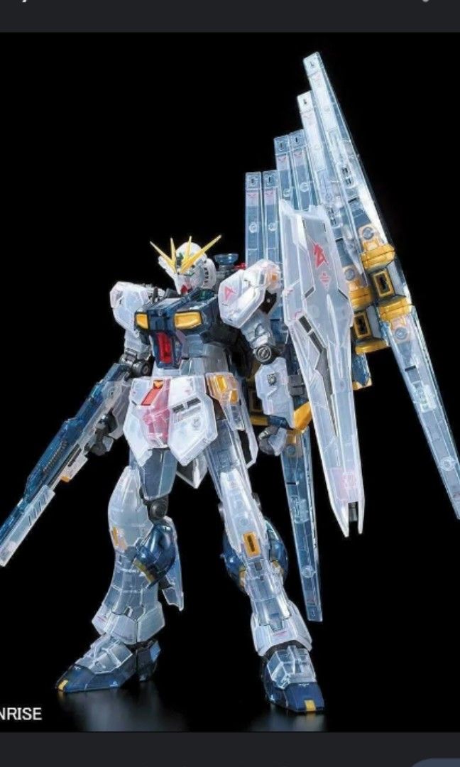 RX-93 Vgundam HWS clear colour (gundam base limited), Hobbies & Toys ...