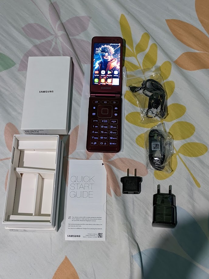 Samsung Galaxy Folder 2 16GB WINE RED, Mobile Phones & Gadgets, Mobile ...