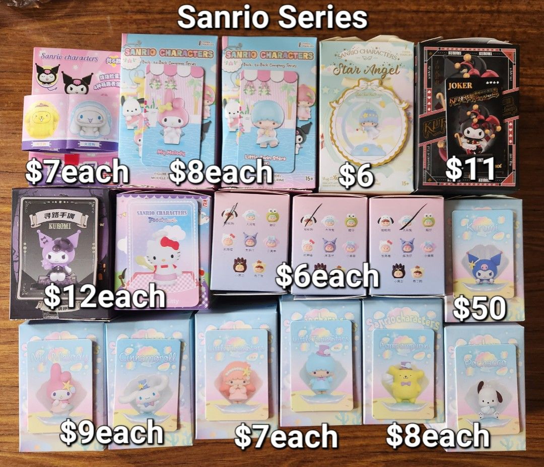 Sanrio Figurines & Merchandise (Star Angel, SeaShell, Tall&Asleep ...