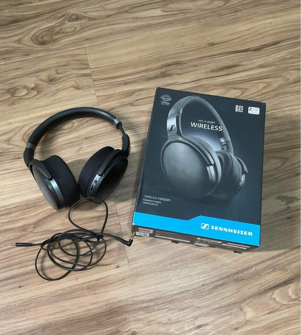 Sennheiser HD 440 BT Black Bluetooth Stereo Headset, Audio, Headphones ...