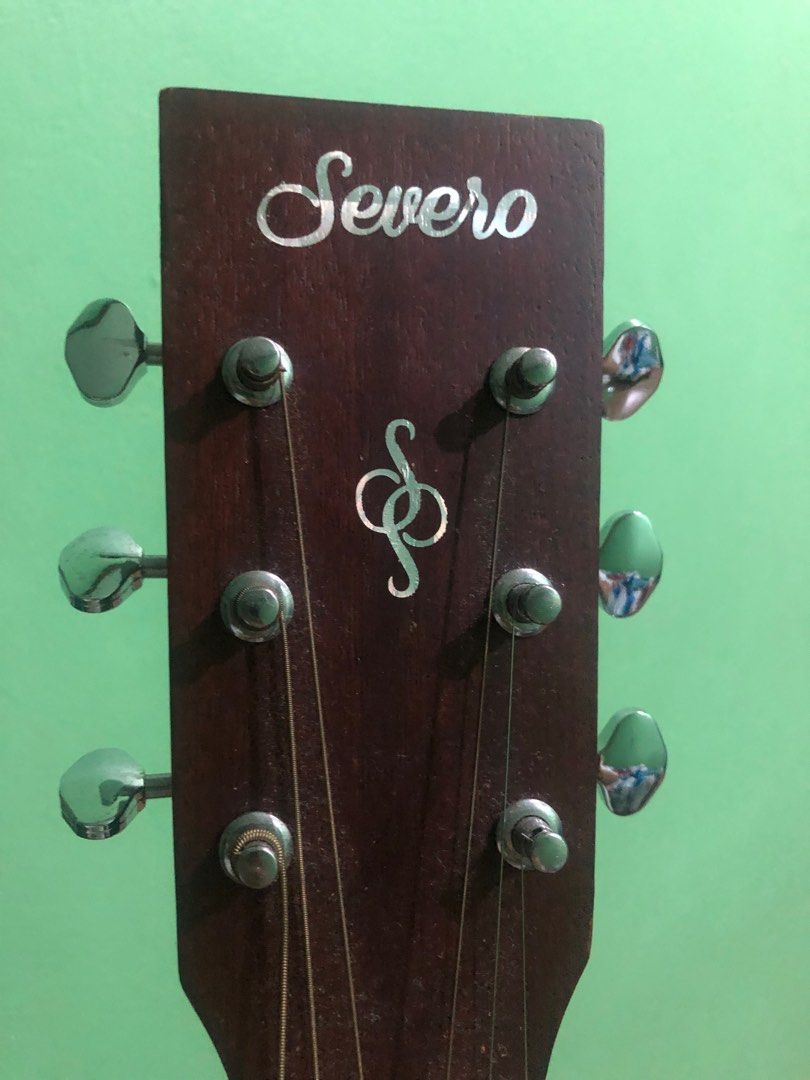 Severo Acoustic Guitar, Hobbies & Toys, Music & Media, Music ...