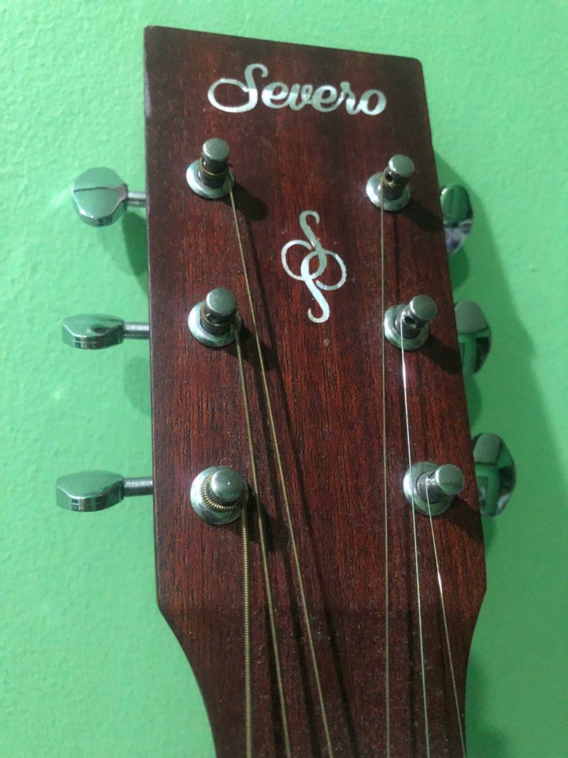 Severo Acoustic Guitar, Hobbies & Toys, Music & Media, Music ...