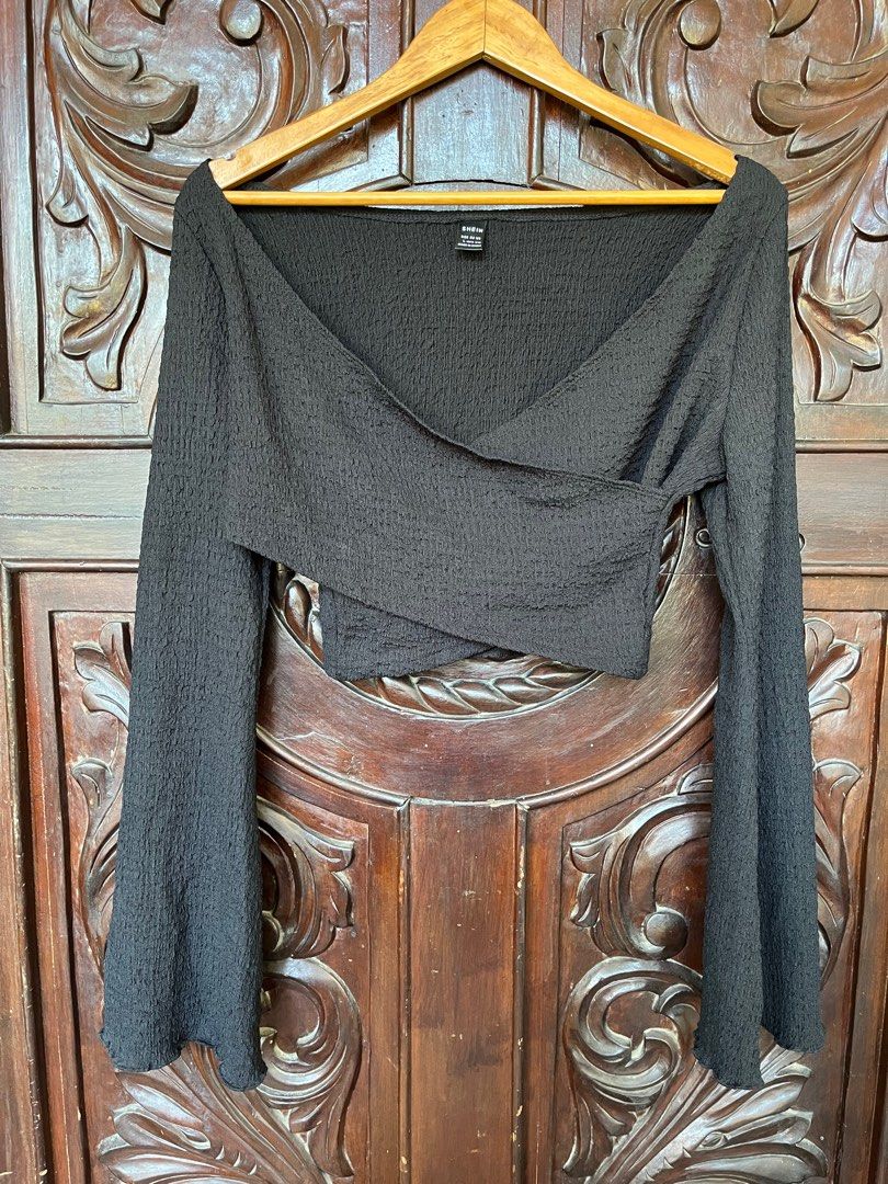 Shein Long Sleeve Top, Women's Fashion, Tops, Longsleeves on Carousell