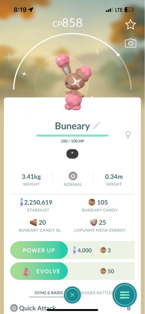 Shiny Buneary Pokemon Go, Video Gaming, Gaming Accessories, In-Game ...