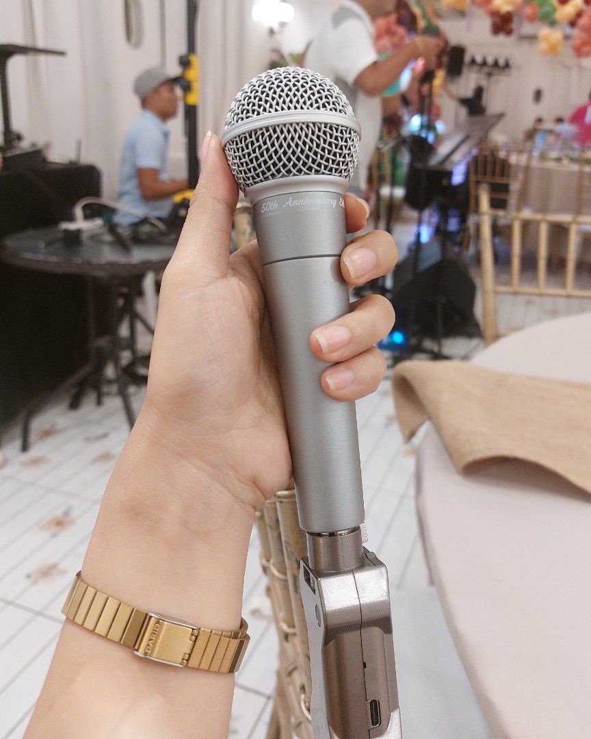 Shure SM58 microphone 50th anniversary edition with transmitter ...