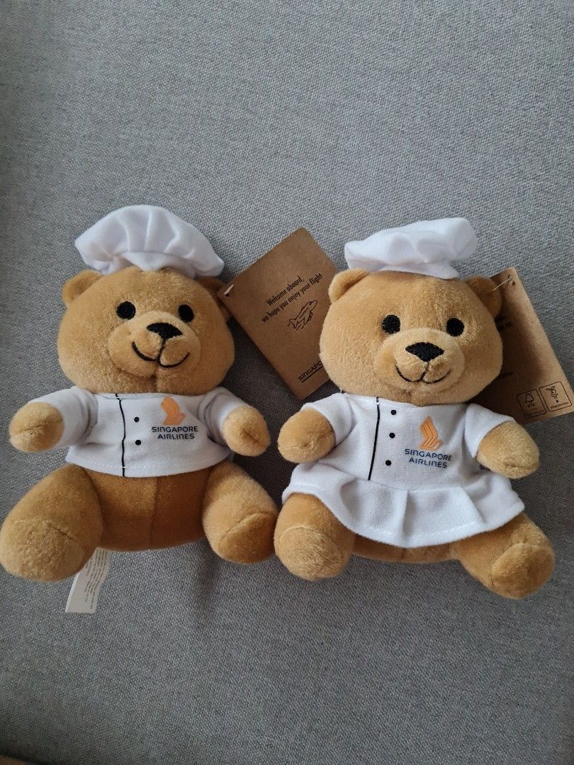 Singapore Airlines SQ SIA Teddy Bear, Hobbies & Toys, Toys & Games on ...
