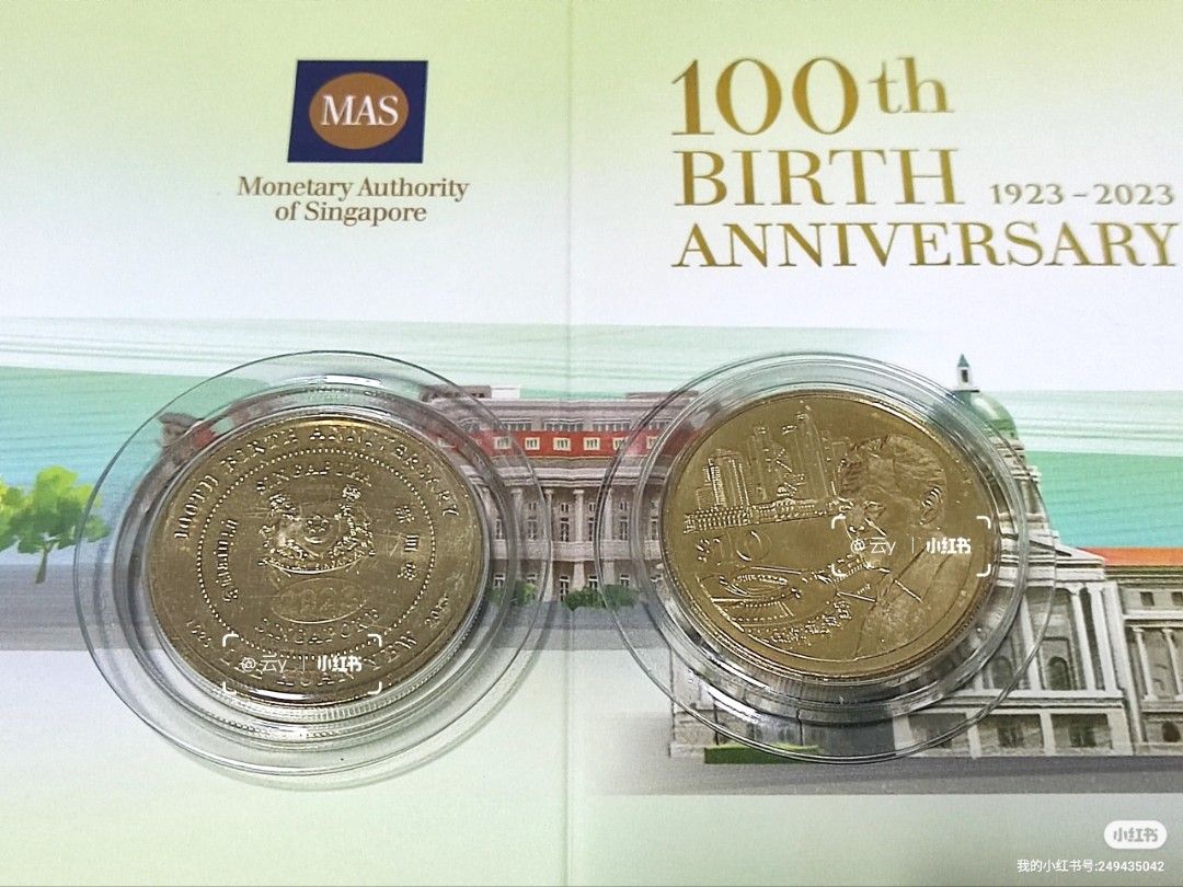 Singapore LKY Coin 100th, Hobbies & Toys, Collectibles & Memorabilia ...