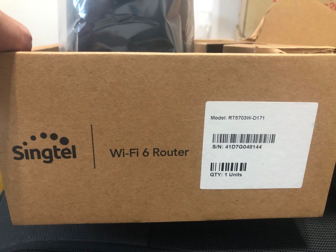 Singtel Wi-Fi 6 Router, Computers & Tech, Parts & Accessories, Networking on Carousell