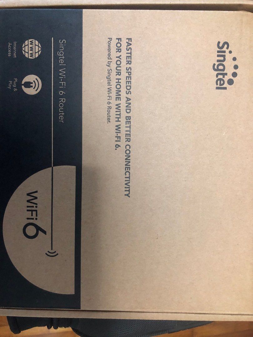 Singtel Wi-Fi 6 Router, Computers & Tech, Parts & Accessories, Networking on Carousell