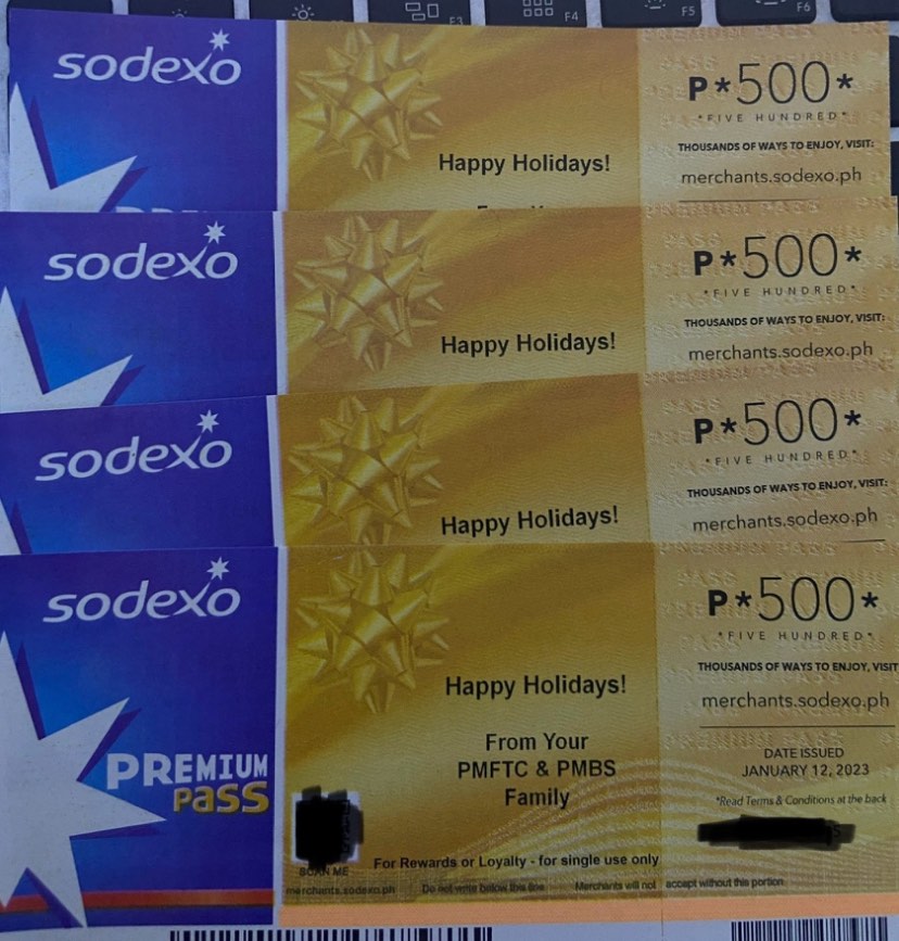 Php 2000 Sodexo Vouchers, Tickets & Vouchers, Vouchers on Carousell