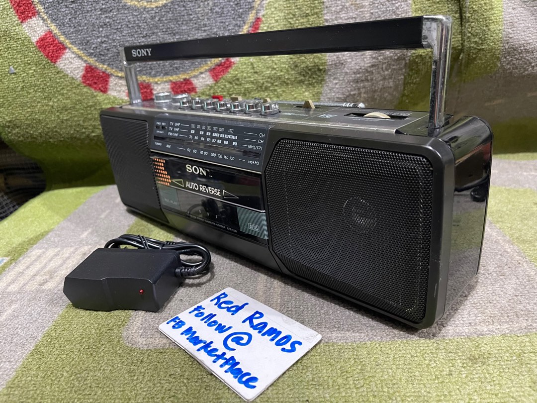 Sony Boombox Radio cassette 220v Made in Korea, Hobbies & Toys ...