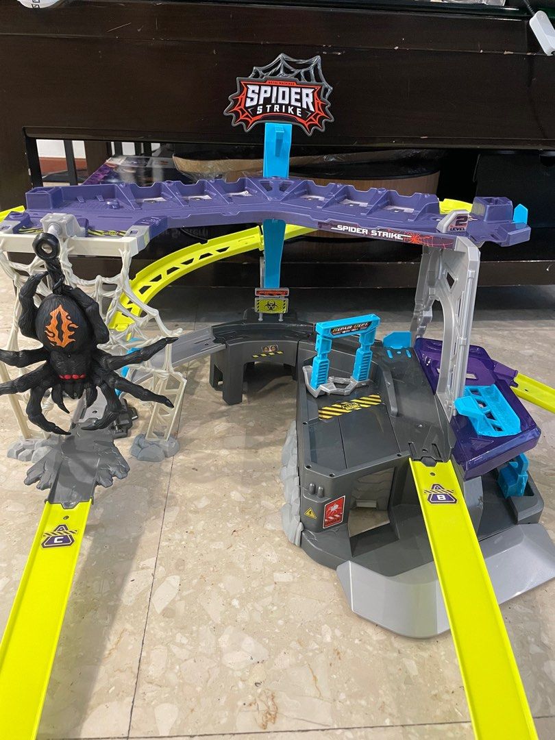 Spider Strike Playset, Hobbies & Toys, Toys & Games on Carousell