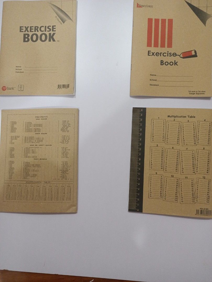 2 for $1 Square Exercise Books, Hobbies & Toys, Books & Magazines ...