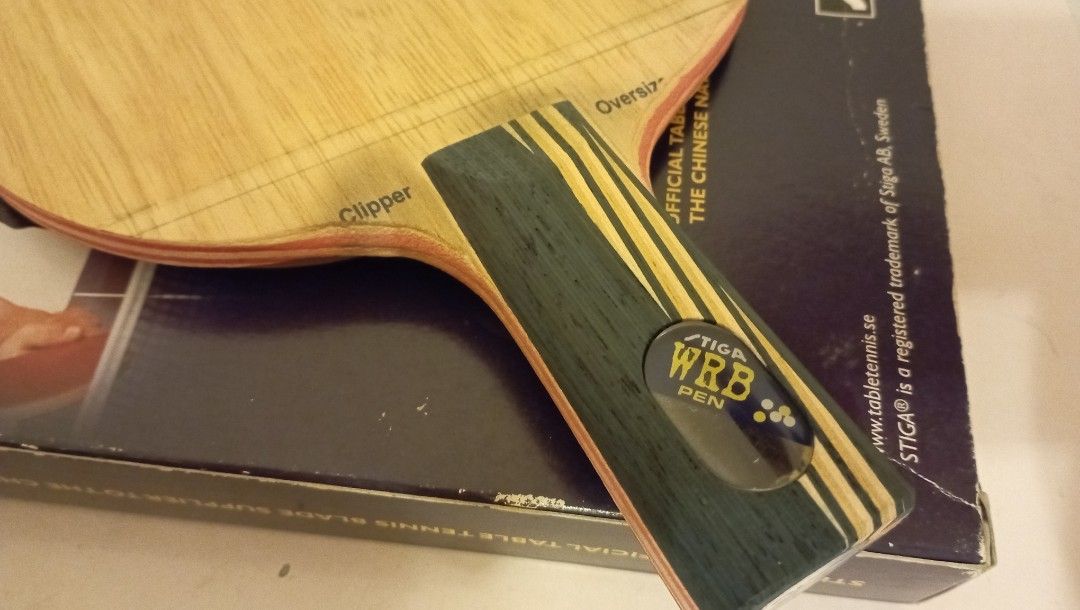 STIGA Clipper wood oversize cs 直拍底板, 運動產品, 運動與體育, 運動與體育 - 球拍和球類運動 ...