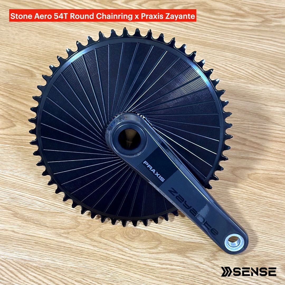 Stone Aero Round Chainring SRAM 3-Bolts for Brompton, Sports Equipment, Bicycles & Parts, Parts ...