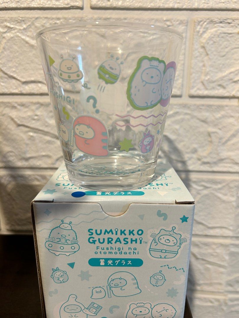 Sumikogurashi glass cup, Furniture & Home Living, Kitchenware ...