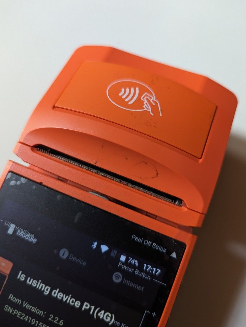 Sunmi P1 (4G) Grab Grabfood POS, Mobile Phones & Gadgets, Mobile Phones ...