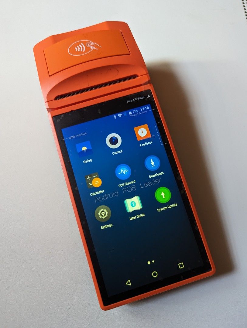 Sunmi P1 (4G) Grab Grabfood POS, Mobile Phones & Gadgets, Mobile Phones ...