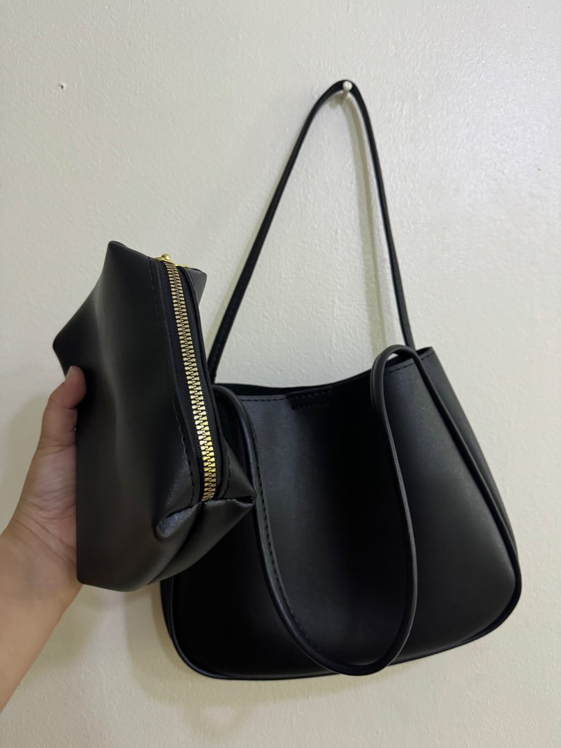 SUPER GANDA 2 in 1 BAG BLACK, Women's Fashion, Bags & Wallets, Shoulder ...