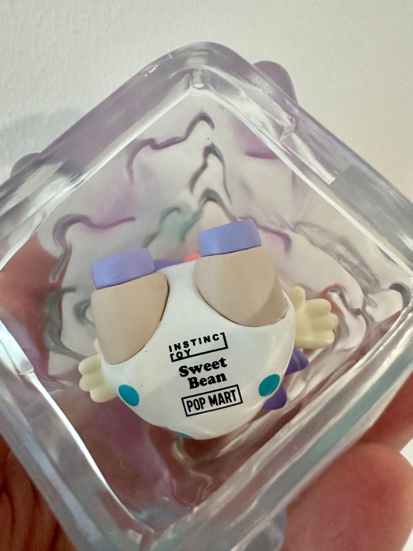 Sweet bean x collaboration instinct toy popmart toy figurine, Hobbies ...
