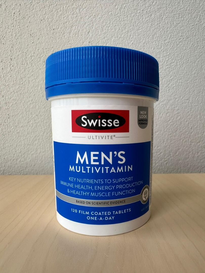 Swisse Men's Ultivite Multivitamin, Health & Nutrition, Health ...