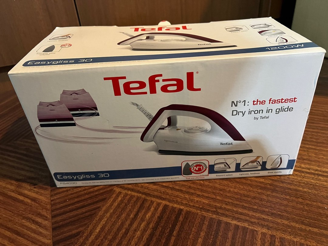 Tefal Easygliss 30 Dry Iron, TV & Home Appliances, Irons & Steamers on Carousell