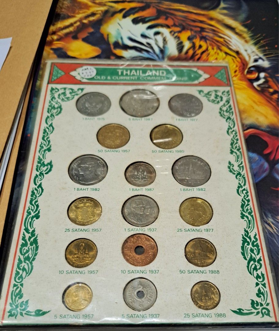Thailand old circulation coins set .UNC, Hobbies & Toys, Memorabilia ...