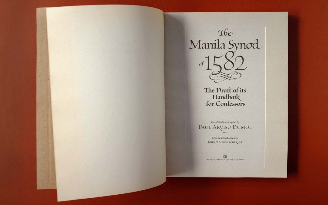 The Manila Synod of 1582: The Draft of Its Handbook for Confessors ...
