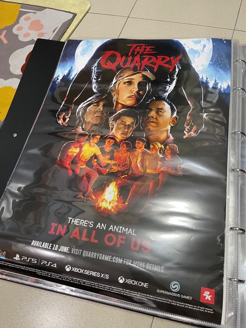 The Quarry PlayStation Official Poster, Video Gaming, Video Games ...