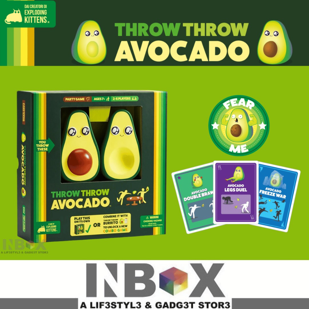 Throw Throw Avocado (Authentic), Hobbies & Toys, Toys & Games on Carousell