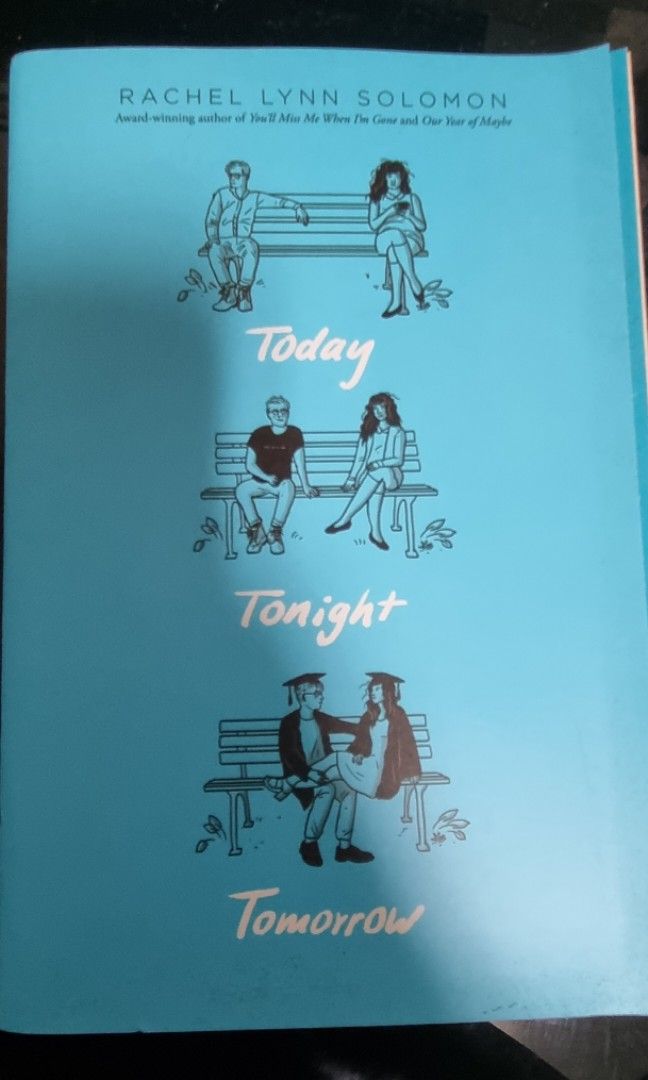 Today, Tonight, Tomorrow by Rachel Lynn Solomon, booktok books, popular ...
