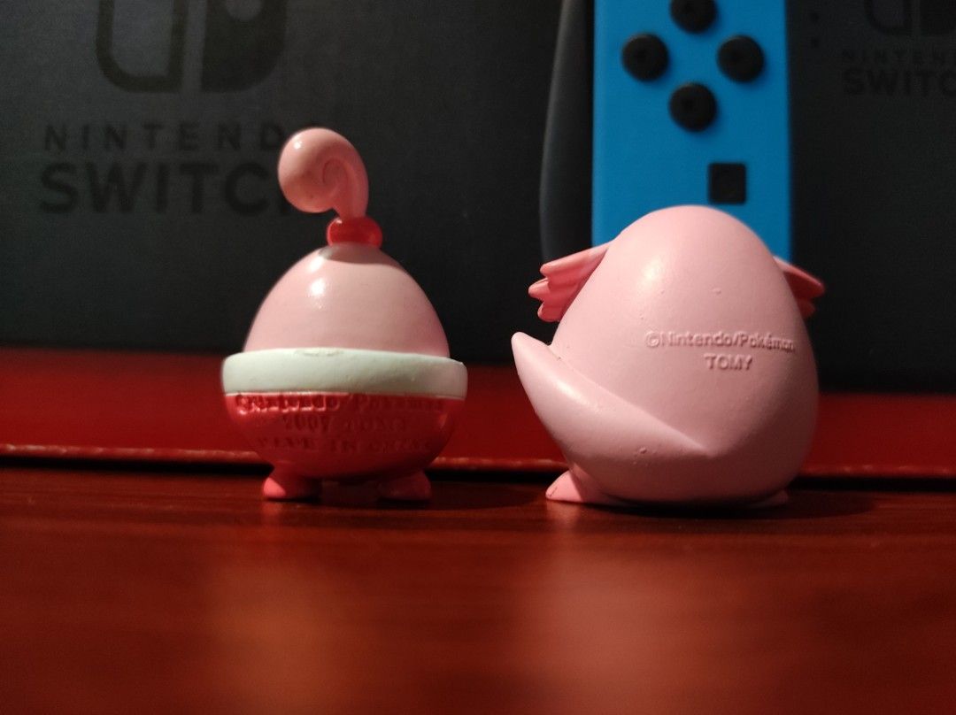 TOMY Pokemon Figures - Happiny and Chansey, Hobbies & Toys, Toys ...