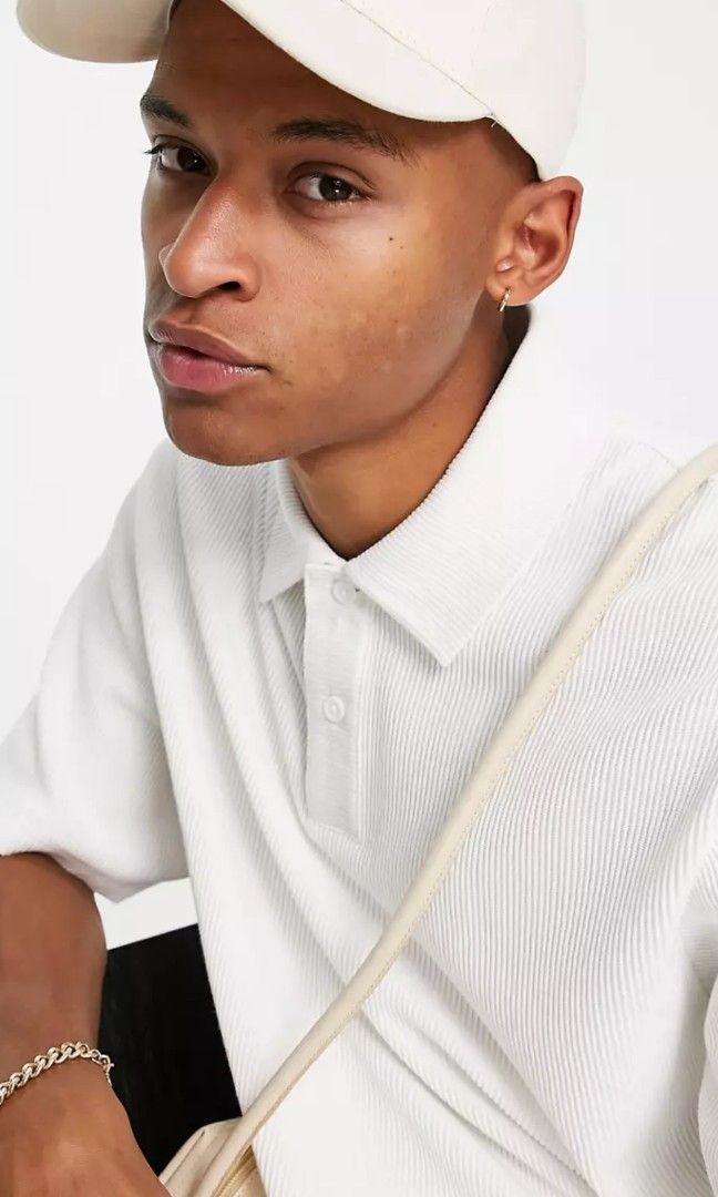 Topman Oversized Polo, Men's Fashion, Tops & Sets, Tshirts & Polo ...