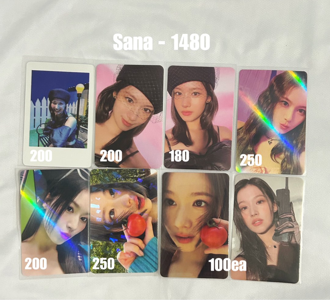 Twice Sana photocard pc, Hobbies & Toys, Memorabilia & Collectibles, K ...
