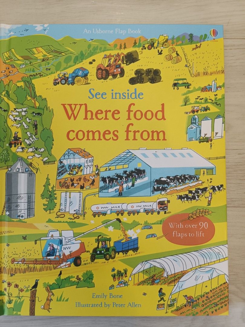 Usborne See inside where food comes from, Hobbies & Toys, Books ...