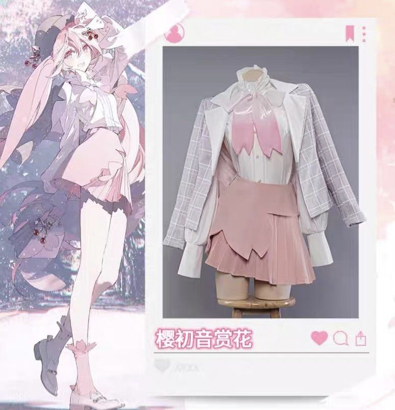 Uwowo Sakura Miku (by rella) Cosplay, Hobbies & Toys, Memorabilia ...