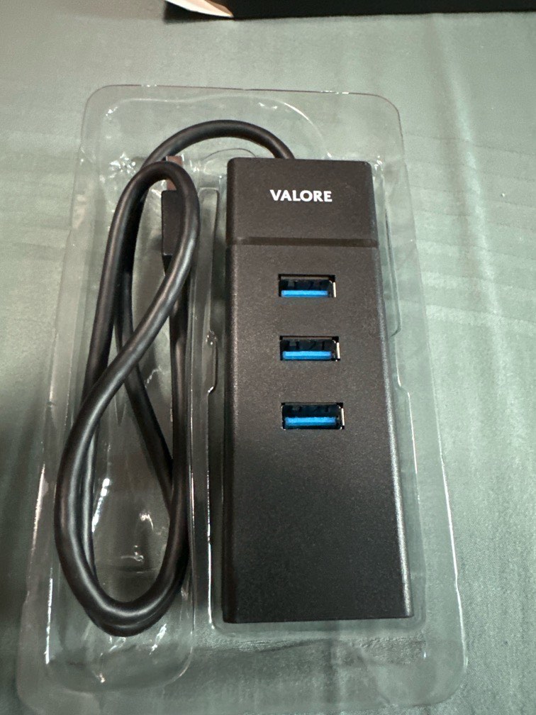 Valore 3 port usb 3.0 hub with gigabit Ethernet adaptor, Computers ...