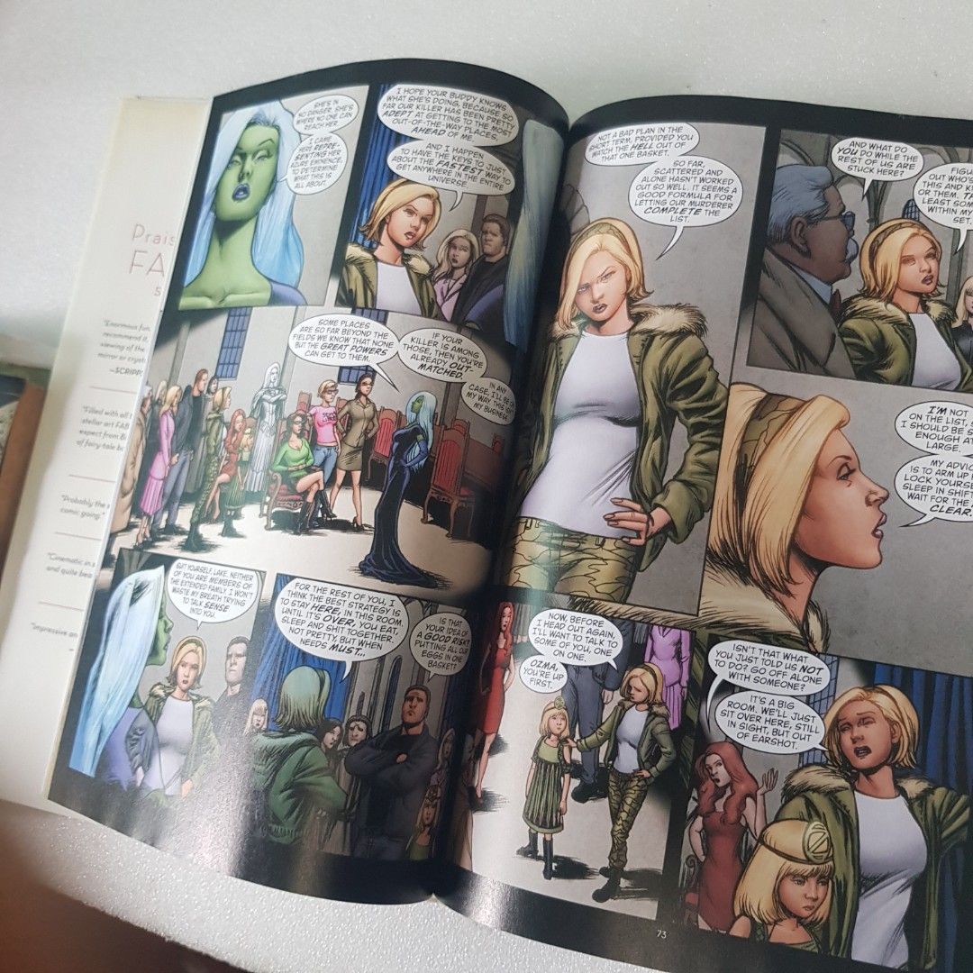 Vertigo comics Fairest Fairest - In All the Land hard cover. Cover top ...