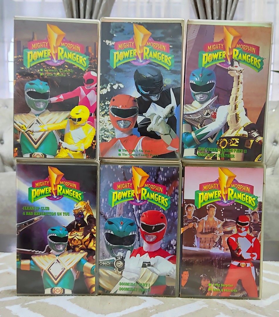 VINTAGE 1993 VHS TAPE POWER RANGER MMPR, Hobbies & Toys, Music & Media ...