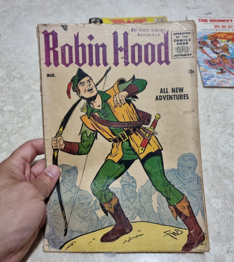 Vintage Robin Hood, Wonder Woman & Monkey God, Hobbies & Toys, Books ...