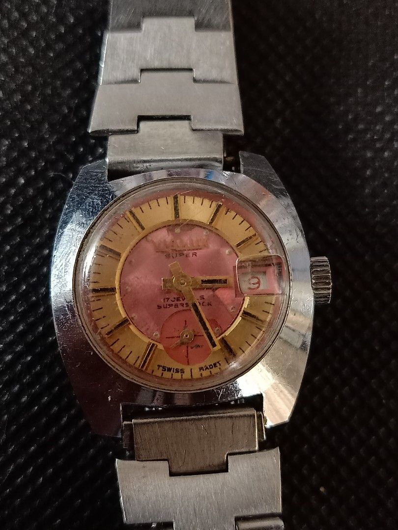 Vintage vialux hand winding, Women's Fashion, Watches & Accessories ...