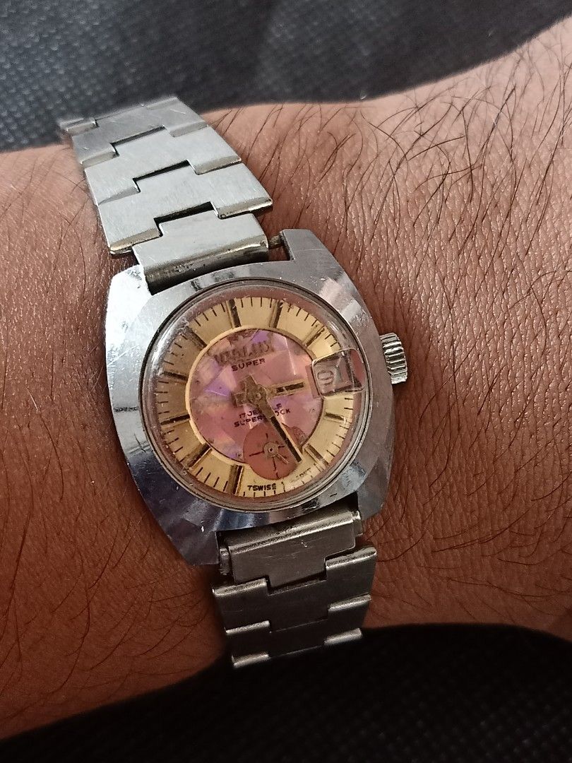 Vintage vialux hand winding, Women's Fashion, Watches & Accessories ...