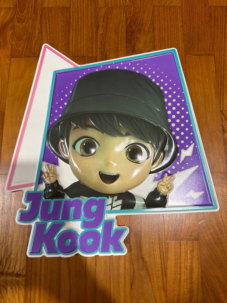 wts official jungkook chibi poster, Hobbies & Toys, Memorabilia & Collectibles, K-Wave on Carousell