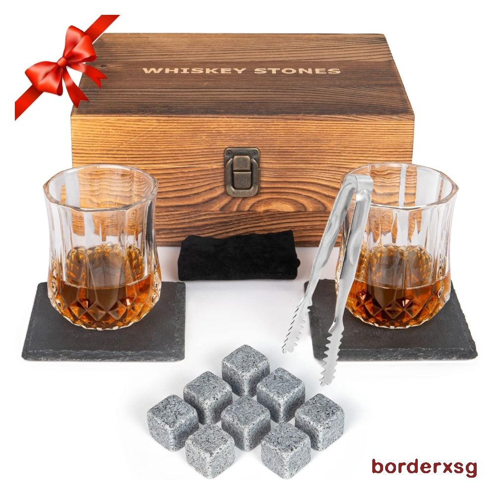 X Home Whiskey Stones Set, A Neat Little Whiskey Gifts for Men on ...