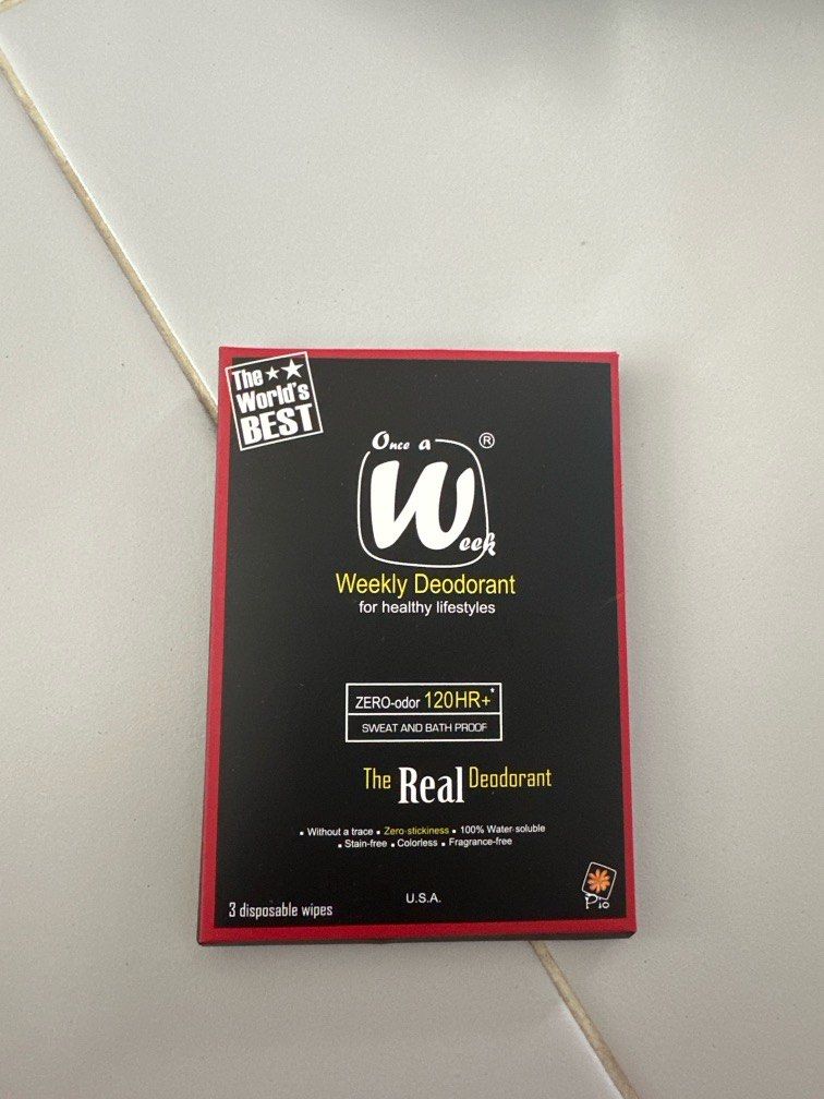 18 packs of The Real Deodorant (Once a week weekly deodorant), Beauty ...