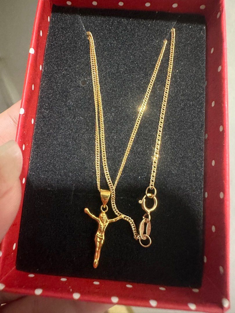 18K Japan Chain lightweight 24 inches (Chain only), Women's Fashion ...